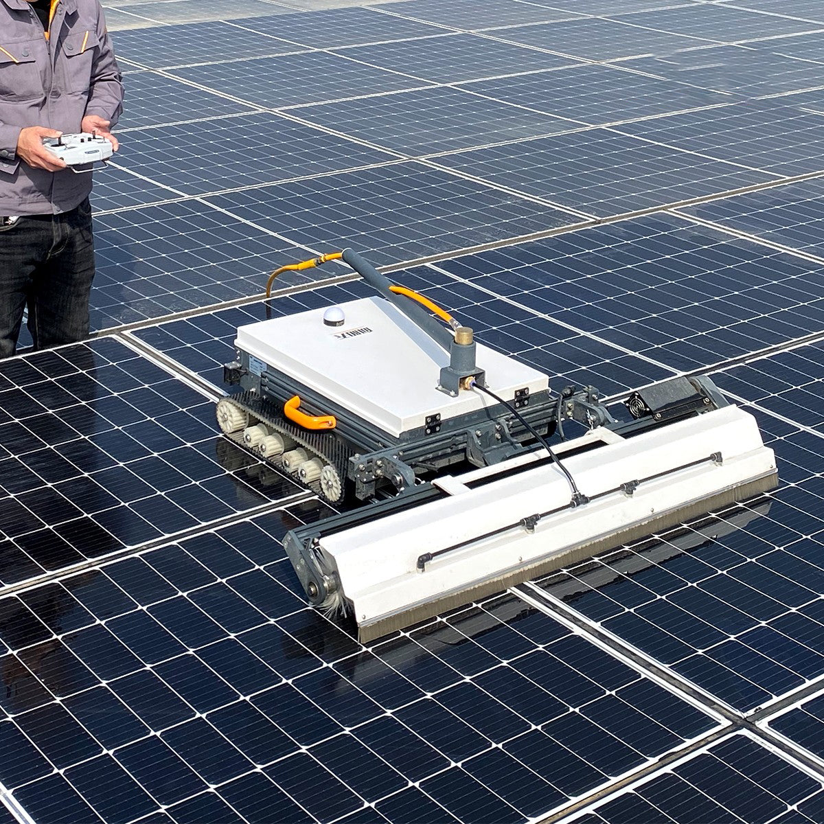 Vanico X7 Remote-Controlled Track Photovoltaic Cleaning Robot